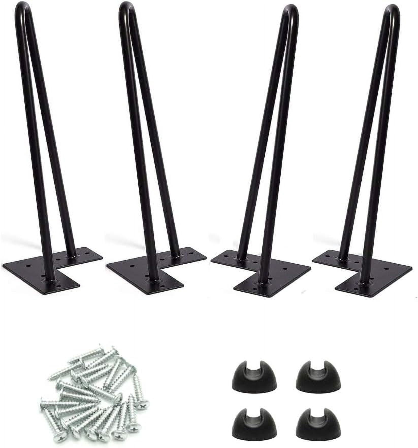 4 Inch Hairpin Legs, Mid Century Modern Style Heavy Duty Metal Table ...