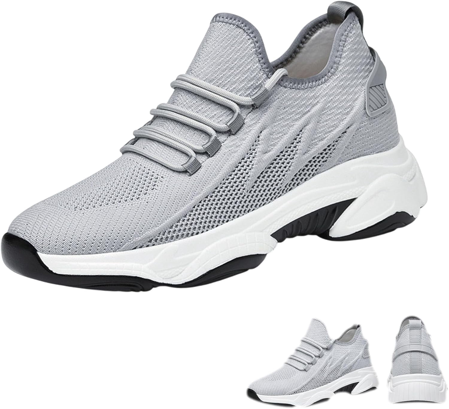 4 Inch Height Increase Shoes for Men & Women,Height Increasing Sneakers ...