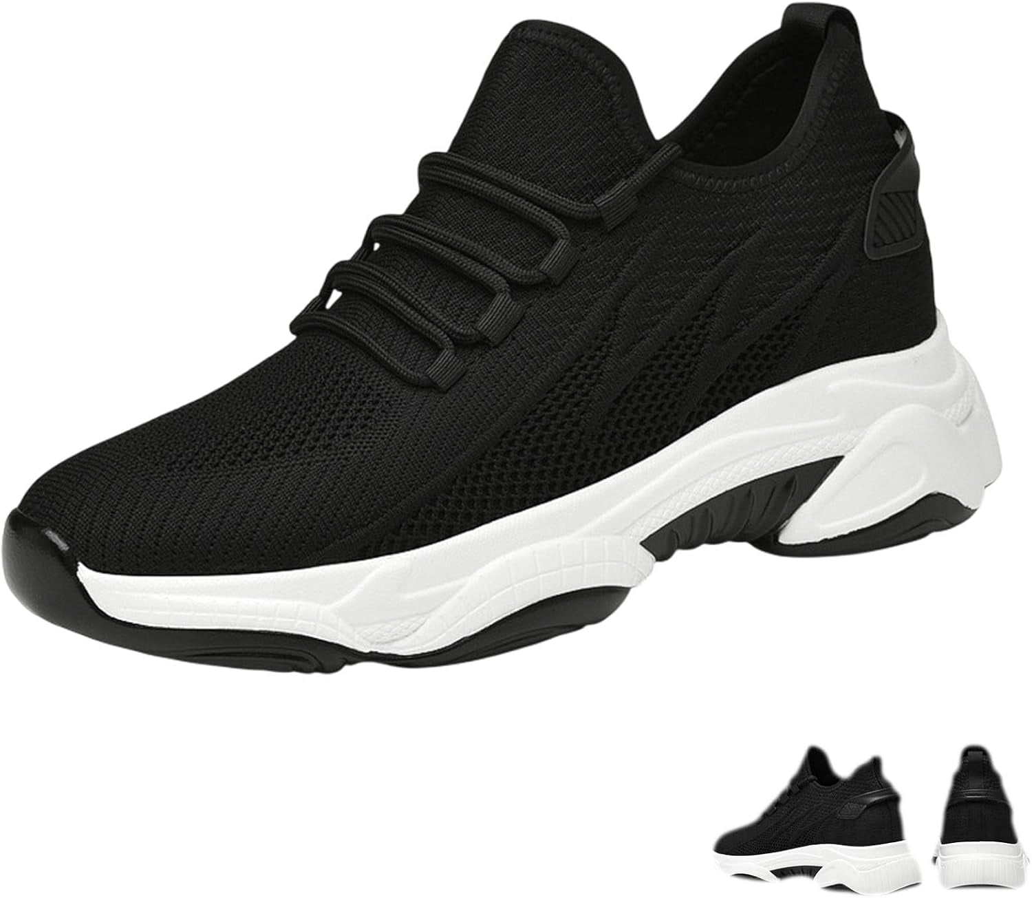 4 Inch Height Increase Shoes for Men & Women,Height Increasing Sneakers ...