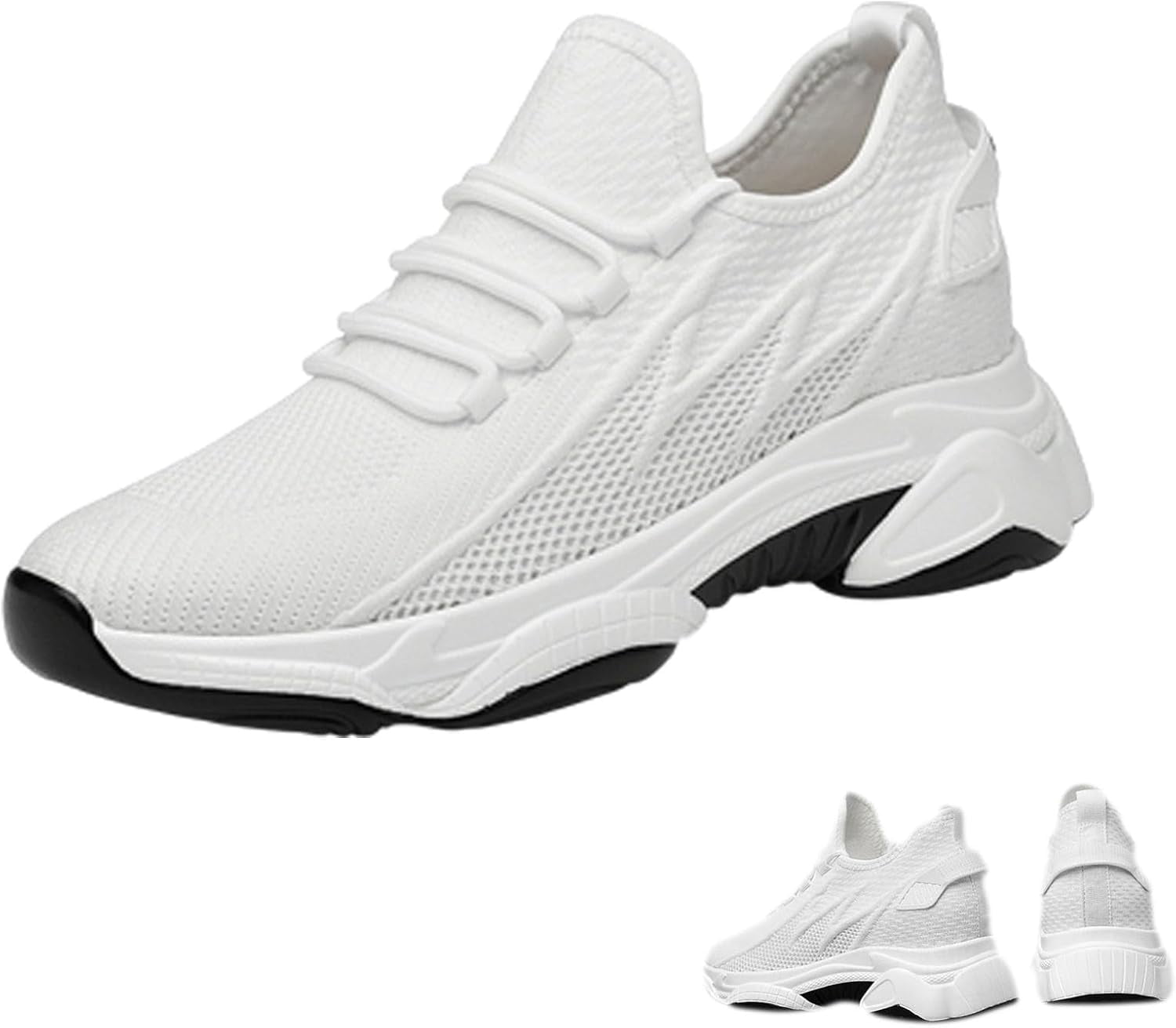 4 Inch Height Increase Shoes for Men & Women,Height Increasing Sneakers ...