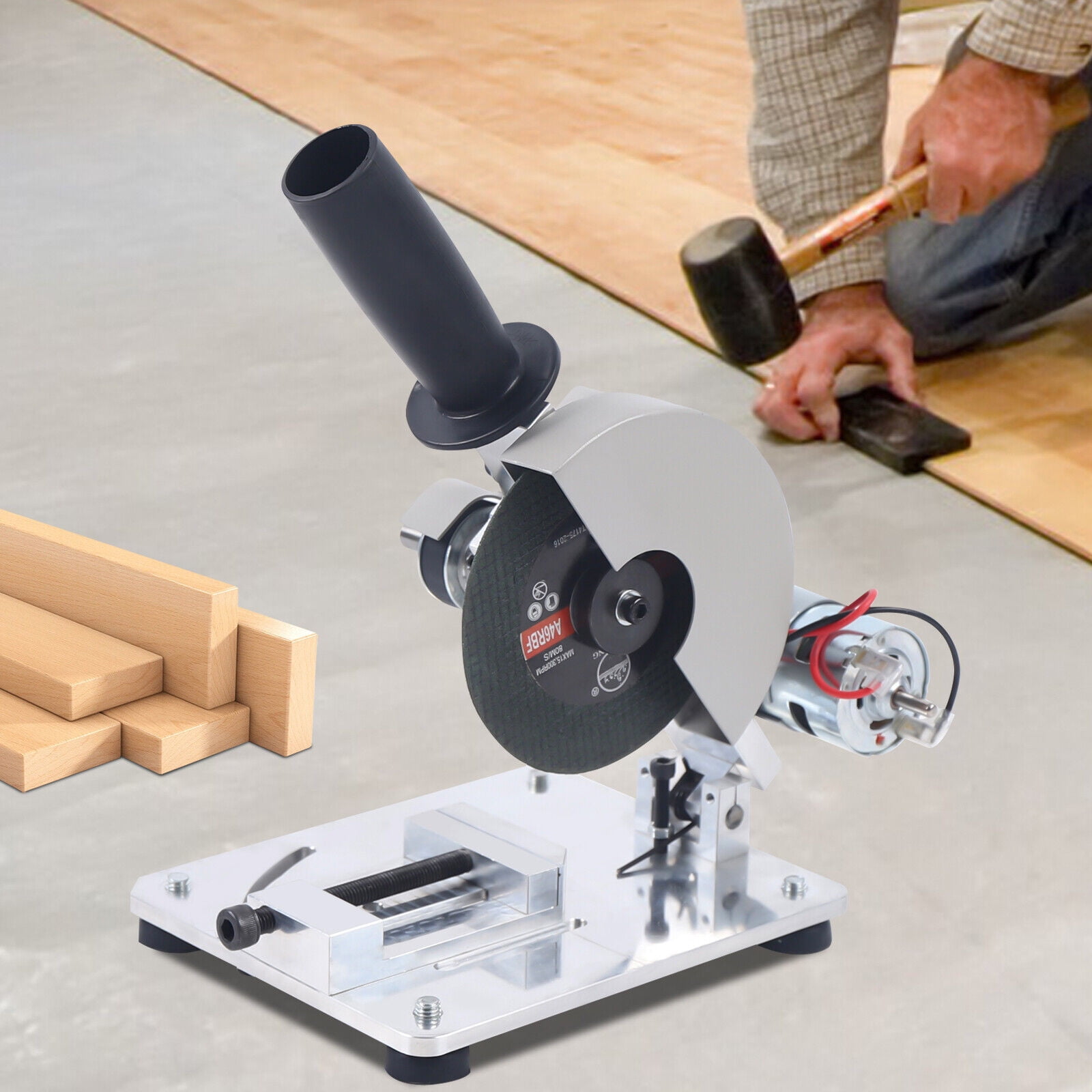 4 Inch High Precision Portable Electric Chop Saw Cutting Machine White ...