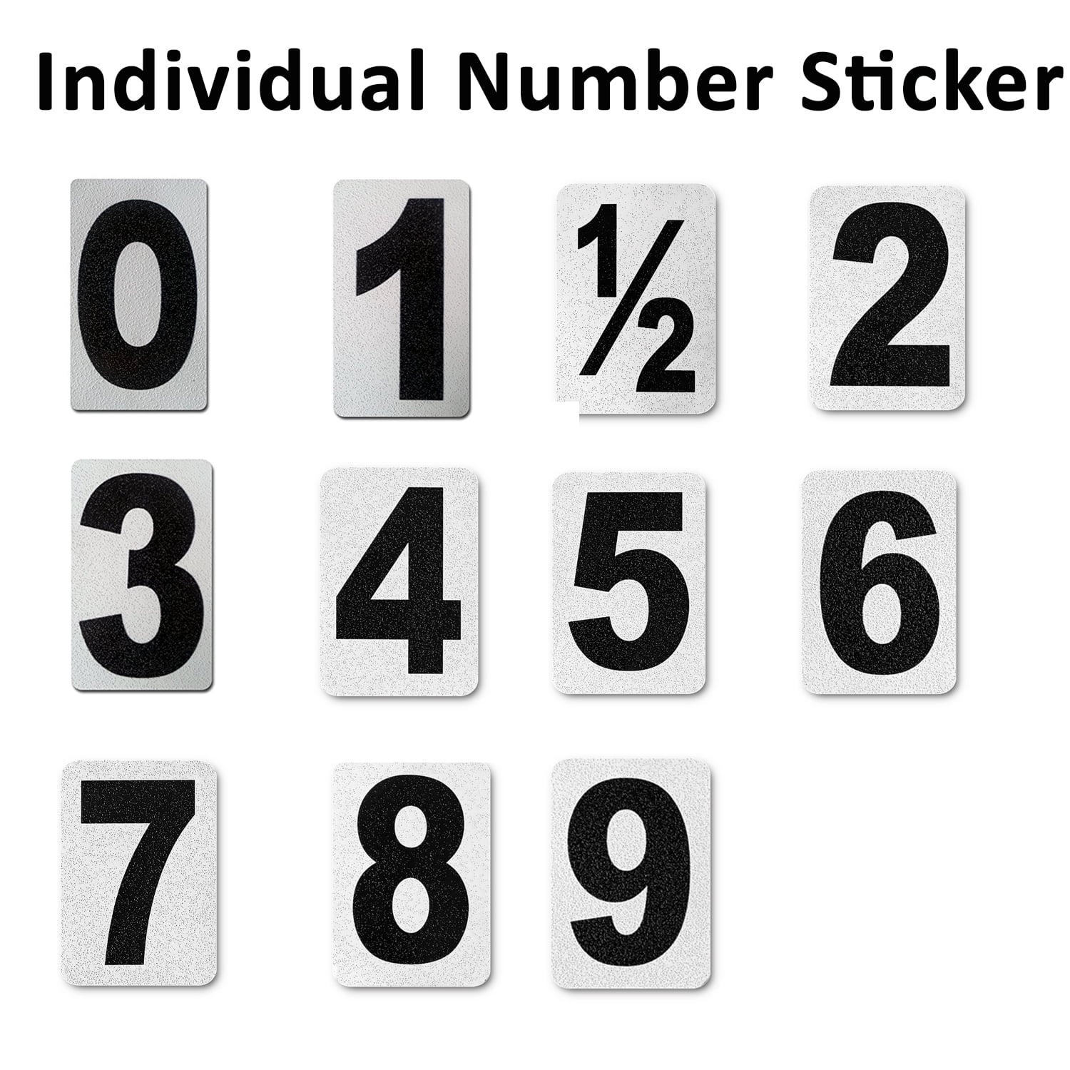 4 Inch Individual Number for Mailbox, House, Office, Apartment, Easy ...