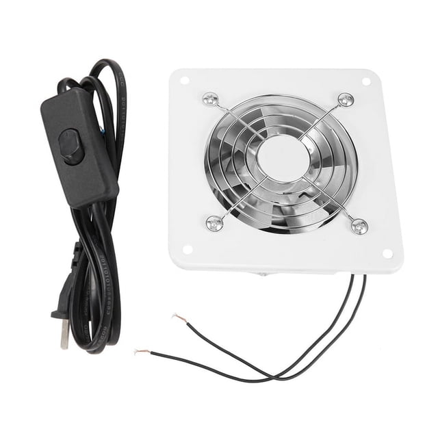 4 Inch Inline Duct Fan Air Ventilator Metal Pipe Ventilation Exhaust ...