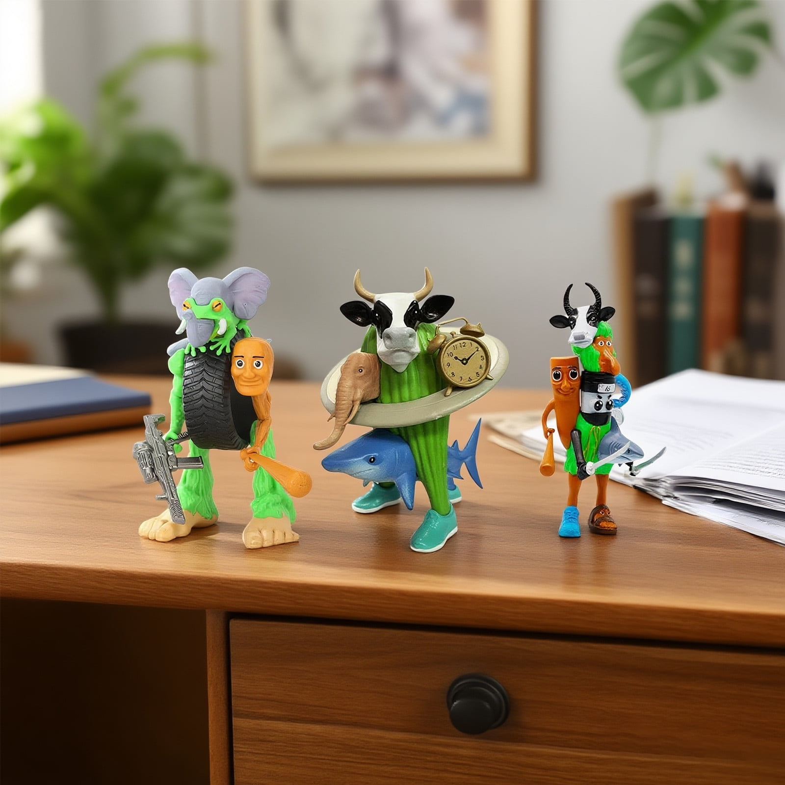 4 Inch Italian Brainrot Ai Collection Action Figure Kit AI Italian ...