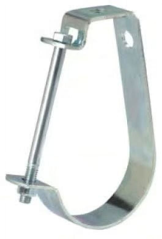 4 Inch J Hanger, Lay-In Pipe Hanger Silver (Strut Fitting) 10 pack ...