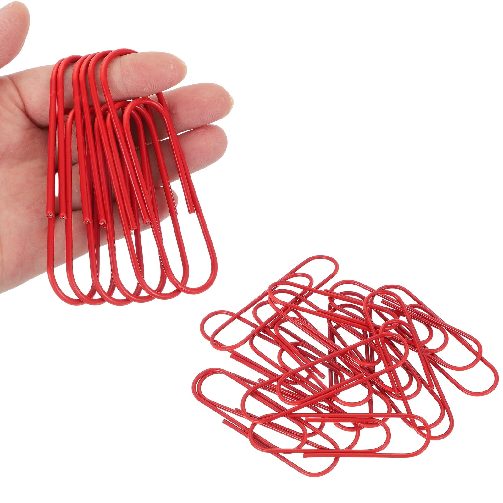 4 Inch Paper Clip Big Paper Clip Extra Large Huge Giant Clips Red 30PCS ...
