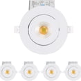 4 Inch Led Recessed lights ,Ultra-Thin Adjustable Eyeball Gimbal LED ...