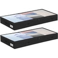 4 Inch Low Profile Under Bed Storage Drawer 2 Pack, Lightweight ...