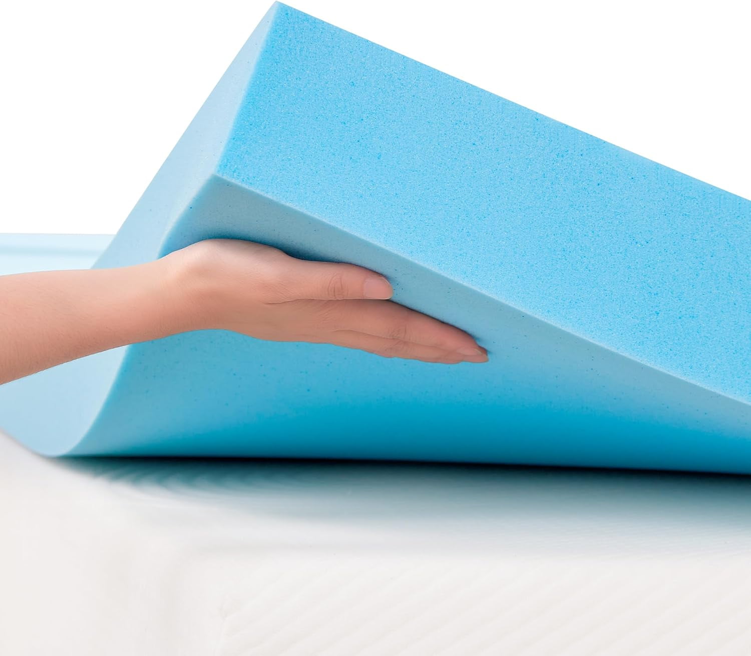 4 Inch Mattress Topper Memory Foam Twin Mattress Pad Bed Topper ...