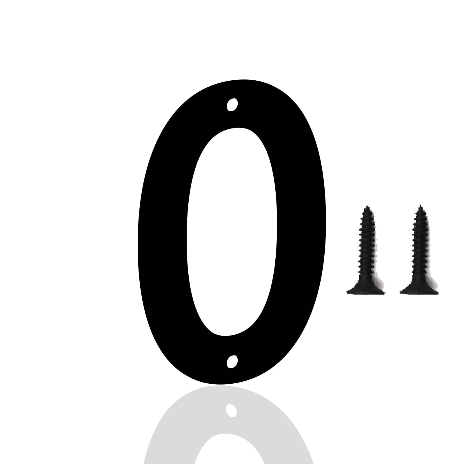 4 Inch Metal House Numbers Letters, Black House Address Outdoor Mailbox ...