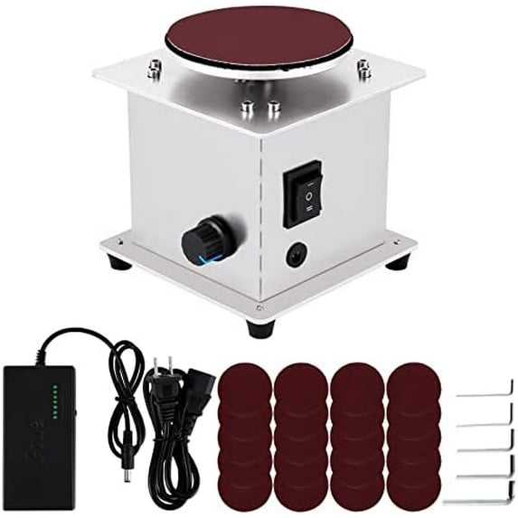 4 Inch Mini Disc Sander with Variable Speed 6000 RPM, Electric Small ...
