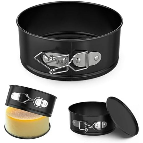 4 Inch Mini Springform Pan, Non-stick Cheesecake Pan, Spring Form Pans ...