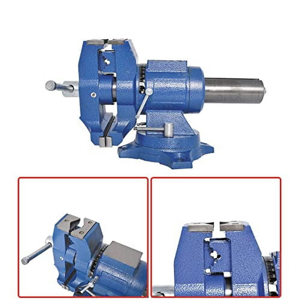 4-Inch Multi Purpose Heavy Vise, Multi-Jaw Bench Vise with Double ...