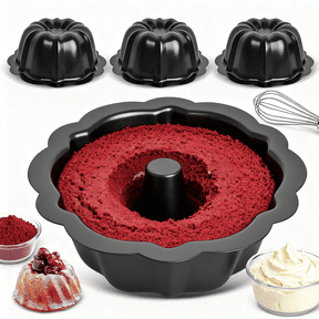 Mini Bundt Pans for Baking Fluted Cakes