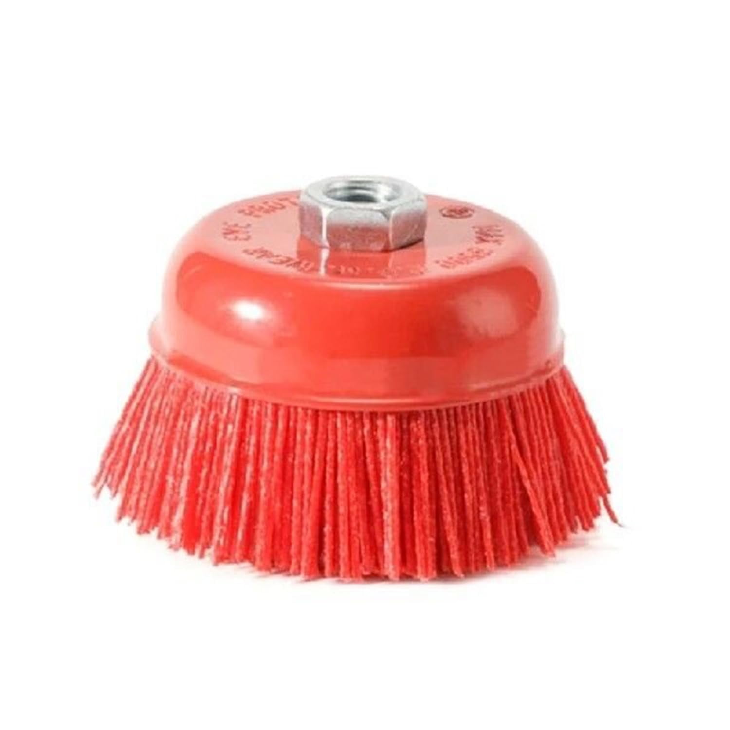 4 Inch Nylon Cup Brush for Angle GrinderAbrasive Filament Nylon Bristle ...