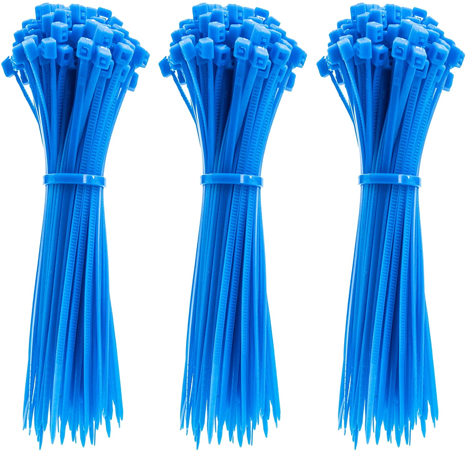 Small Bulk, 4 Inch Nylon Zip Ties, 300pcs Clear Cable Ties, Thin ...