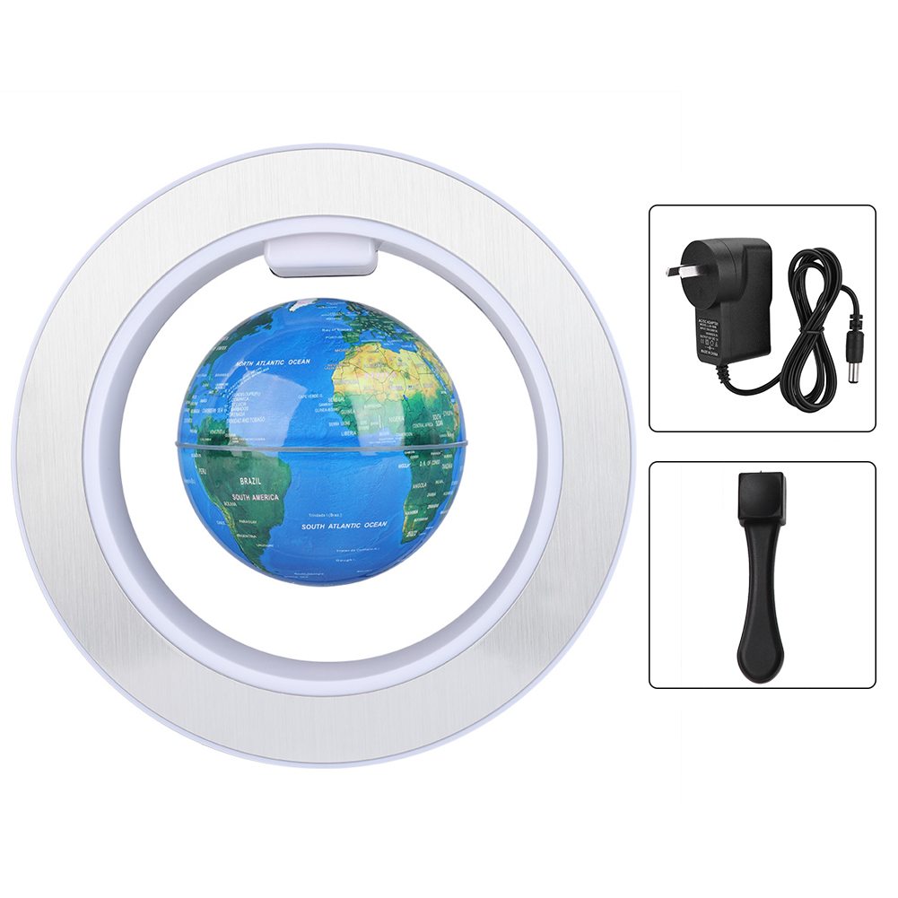 4-Inch O-Shaped Magnetic Levitation Floating Globe with LED Light ...