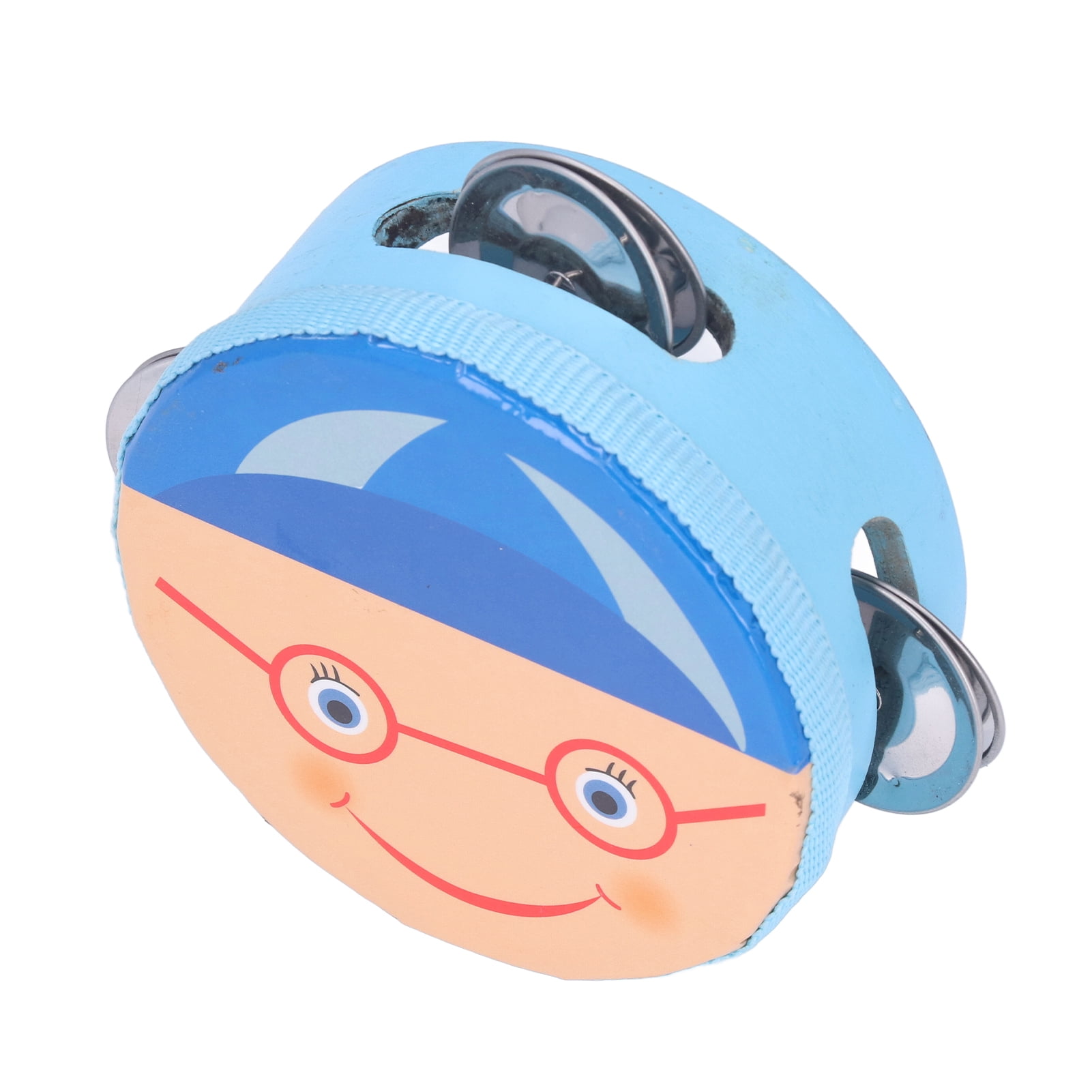 4,Inch Percussion Tambourine With Metal Bells, Music Teaching ...