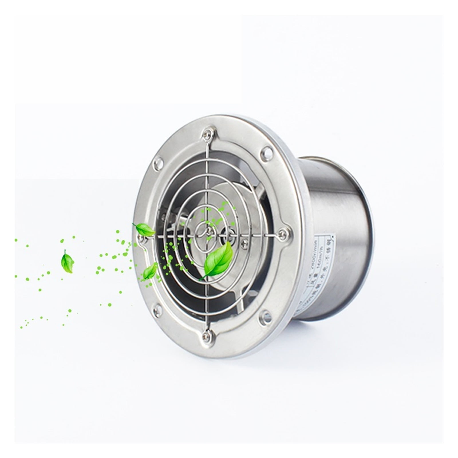 4 Inch Pipe Stainless Steel Exhaust Fan Window Duct Air Ventilation ...