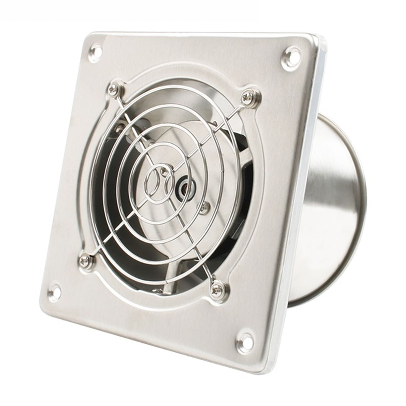 4 Inch Pipe Stainless Steel Exhaust Fan Window Duct Air Ventilation ...