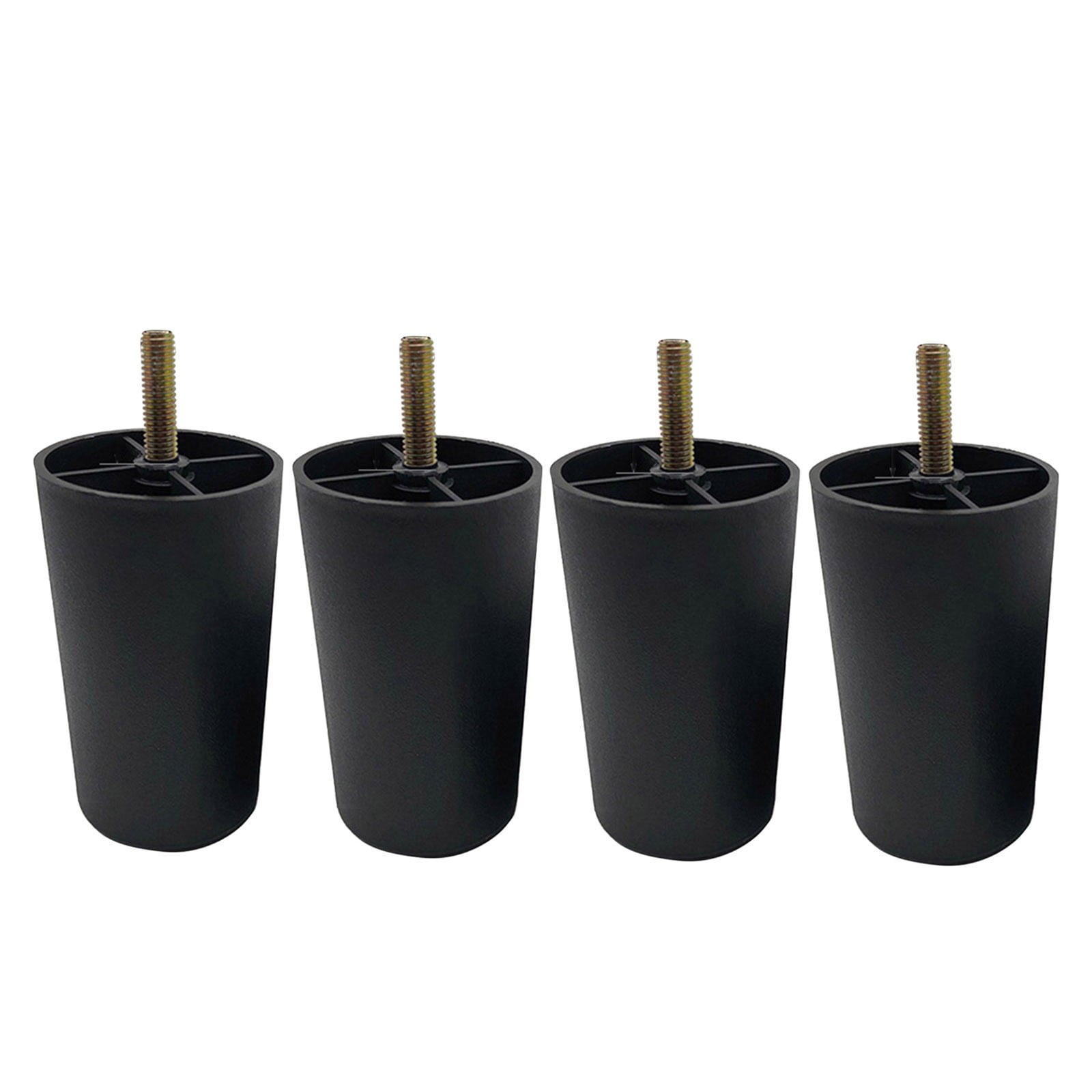4 Inch Plastic Furniture Legs, Heavy Duty Round Tapered Table Legs ...