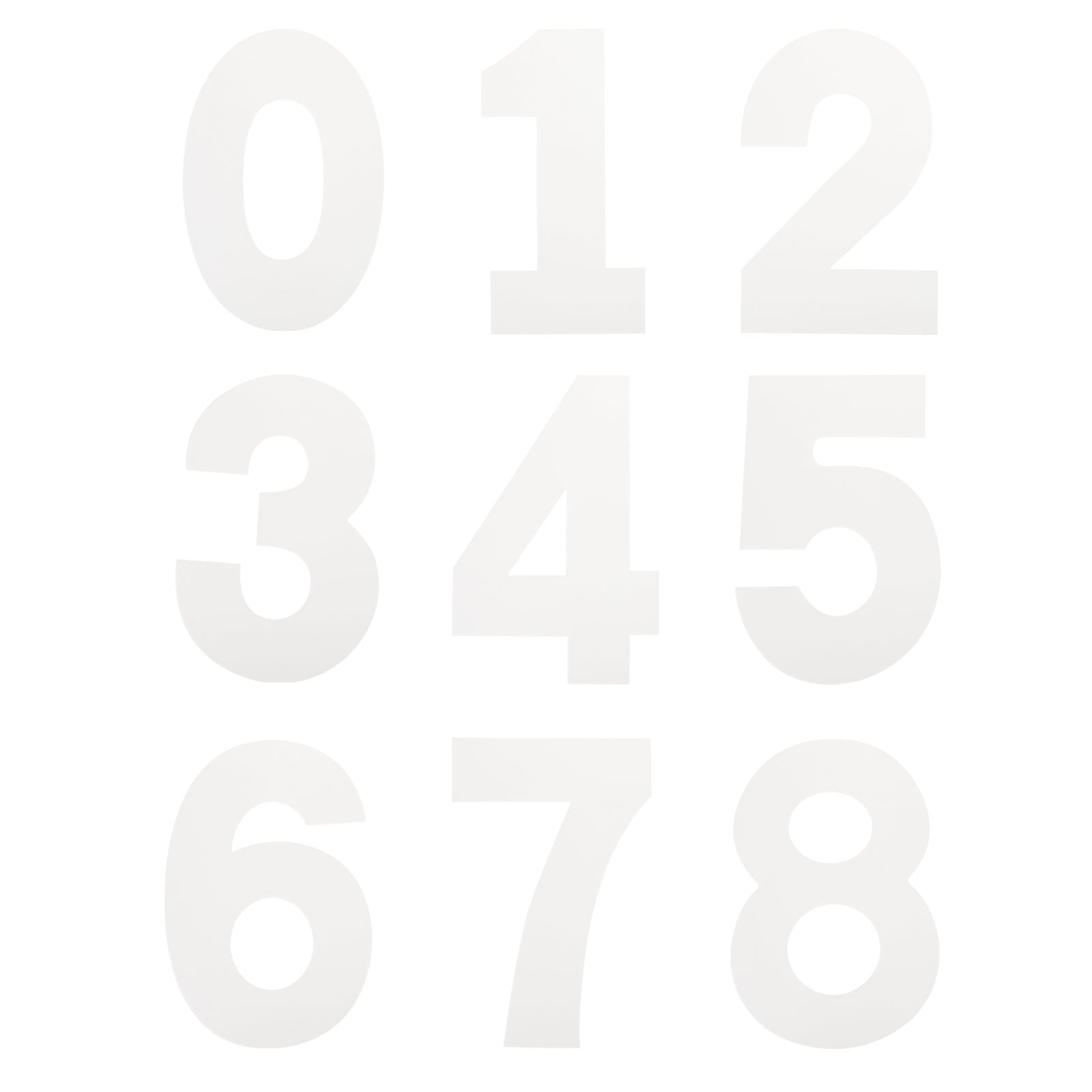 4 Inch Plastic Number Stencils Set for Cake Stencil Address Number ...