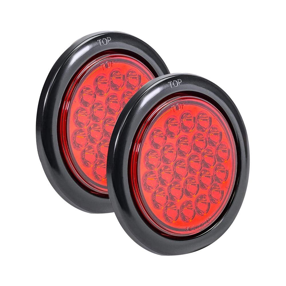 4 Inch Red LED KEF16 Trailer Tail Light - Truck Stop Brake Turn Lights ...