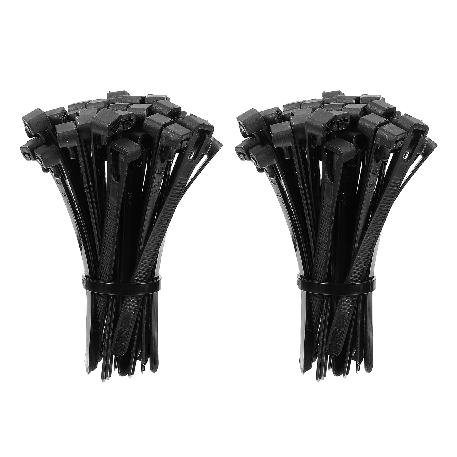 4 Inch Releasable Cable Ties Adjustable Zip Ties Removable Indoor ...