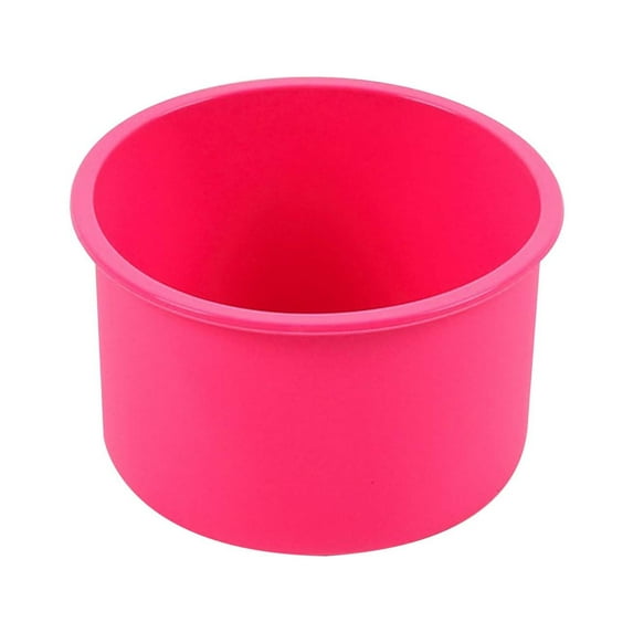 4 Inch Round Cake Baking Pan Set - Candy Color Silicone Molds for Diy ...