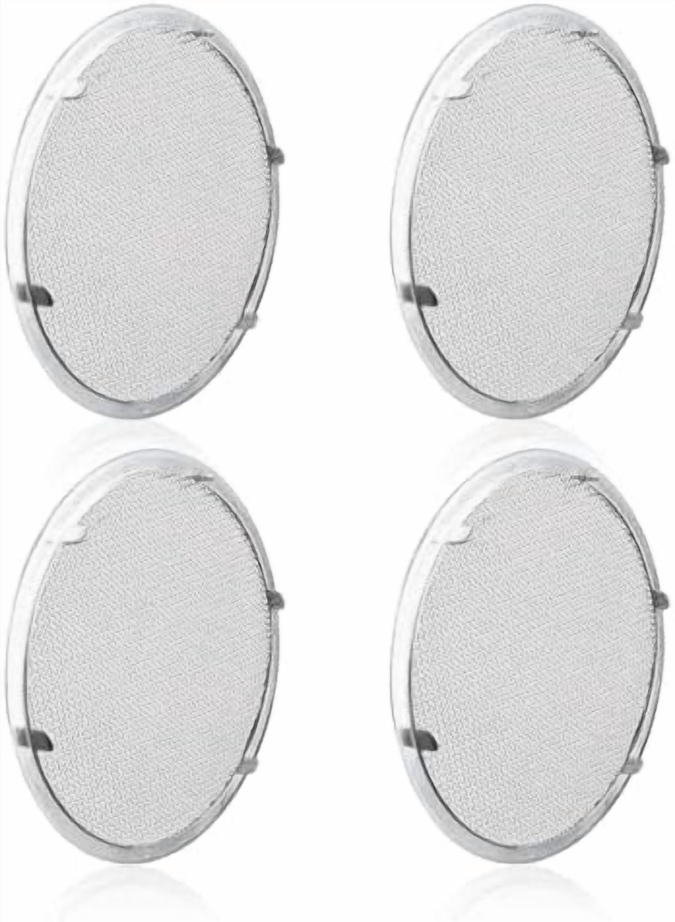 4 Inch, Round Open Screen Vent, Tab Style, Mill Finish, 4 Pack$$Tools ...