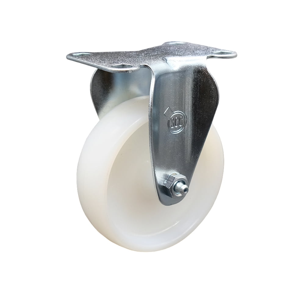 4 Inch SS Nylon Wheel Rigid Top Plate Caster Service Caster Brand ...