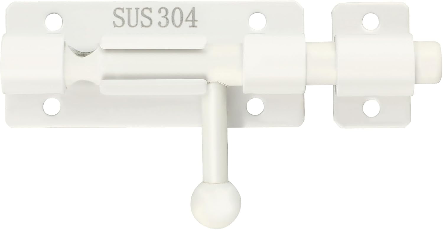 4 Inch SUS304 Stainless Steel Gate Latch, Slide Bolt Latch,Thickened ...