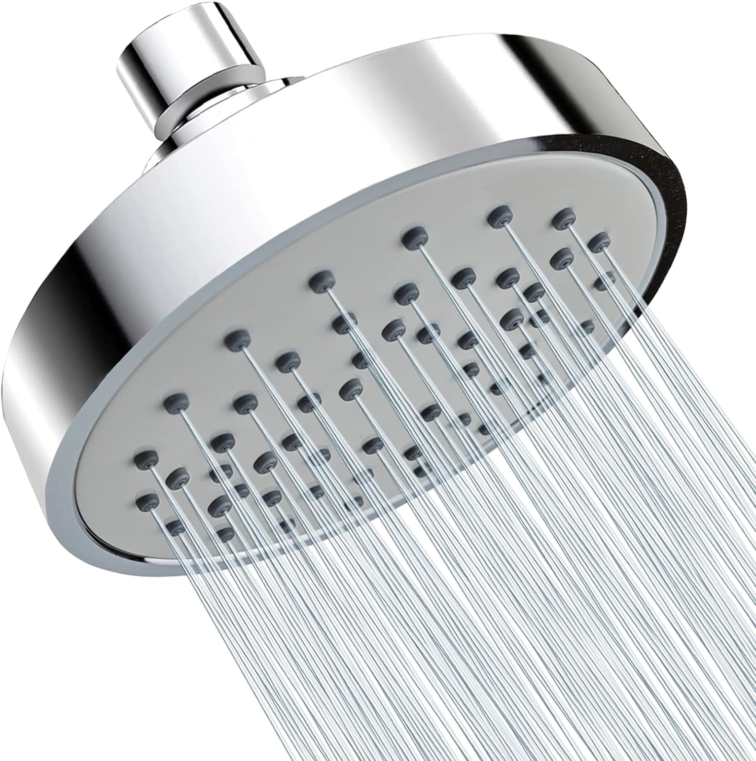 4 Inch Shower Head High Pressure Rain, Luxury Bathroom Rainfall Shower ...