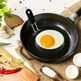 4 Inch Silicone Handle Set Of 2 Stainless Steel Egg Rings-Non-Stick ...