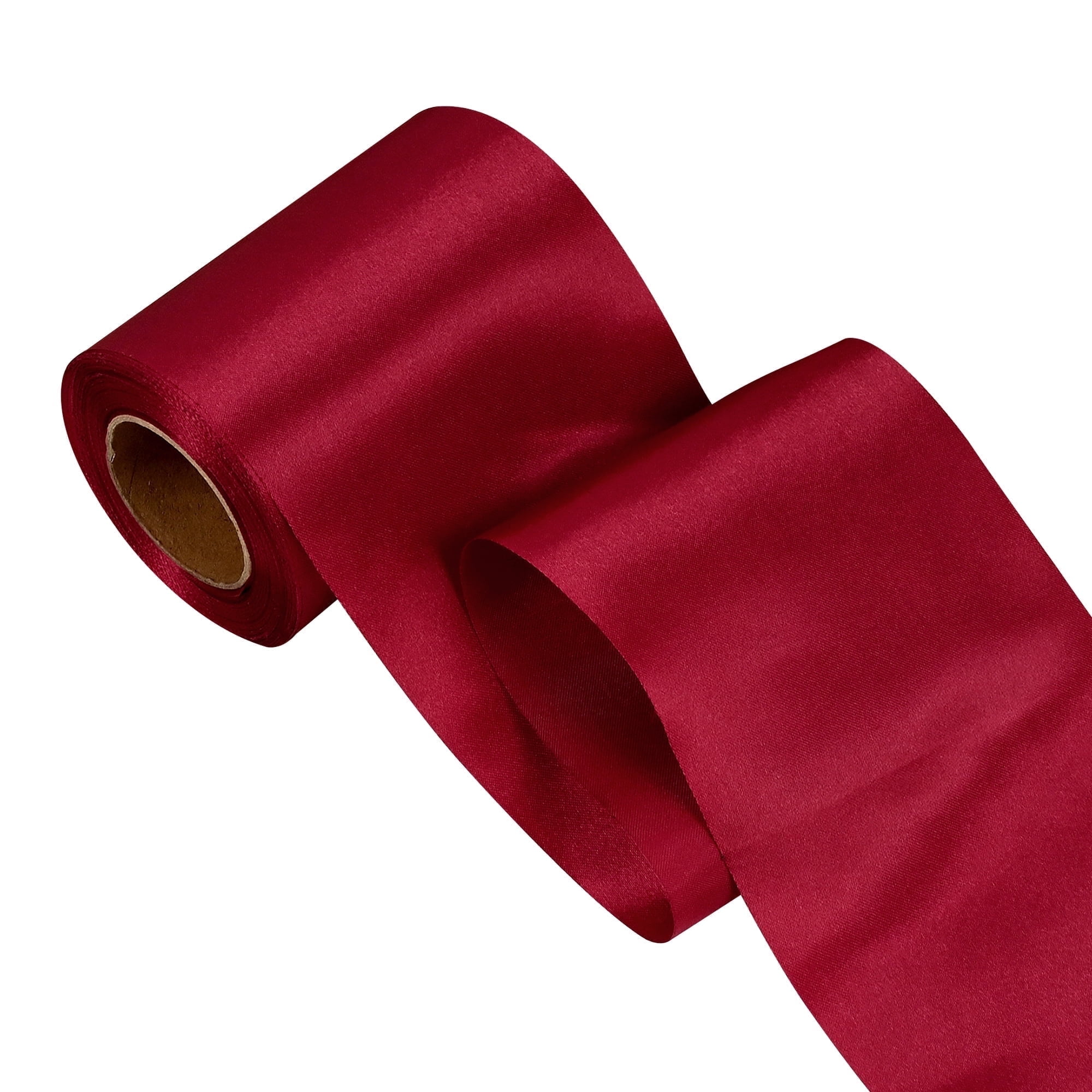 GTYBOVA 4 Inch Silk Satin Ribbon – 25 Yards , Frayed Edge for Gift ...
