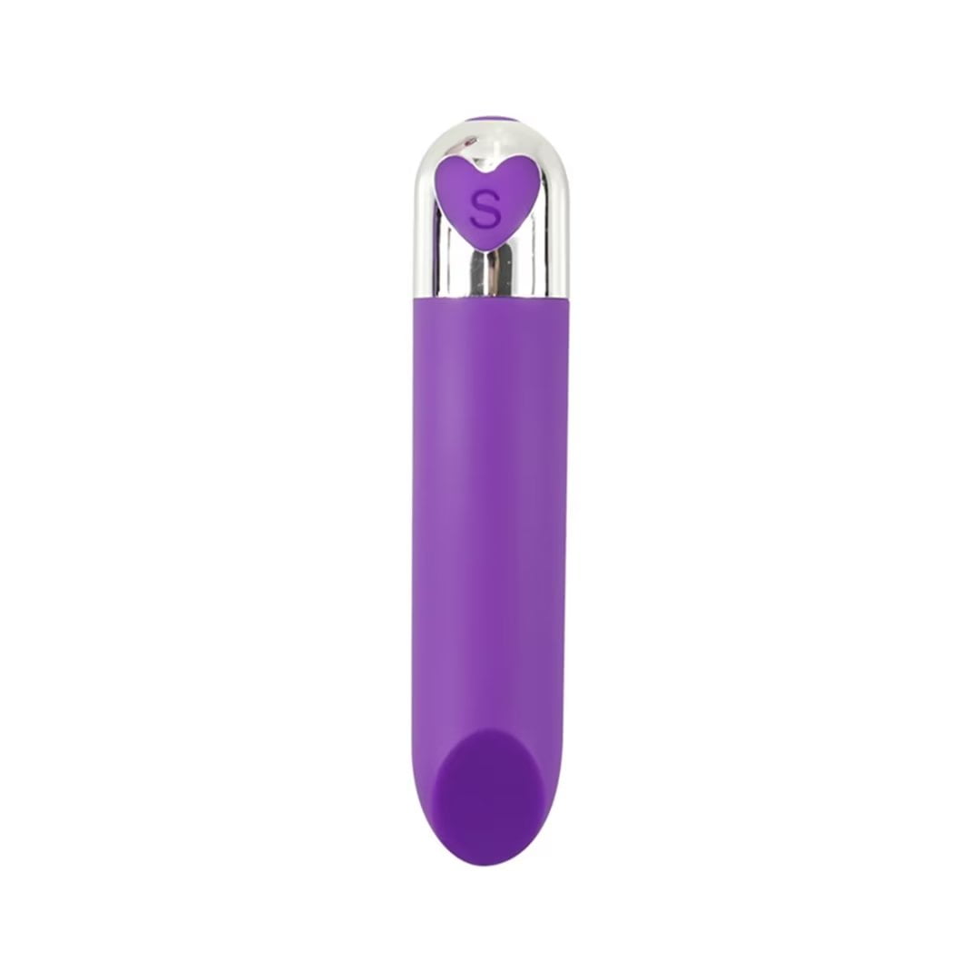 4 Inch Soft Silicone Mini Bullet Vibrator With Lipstick Shape 12 Modes