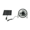 4 Inch Solar Panel Powered Fan 5W Solar Powered Fan Solar Energy ...
