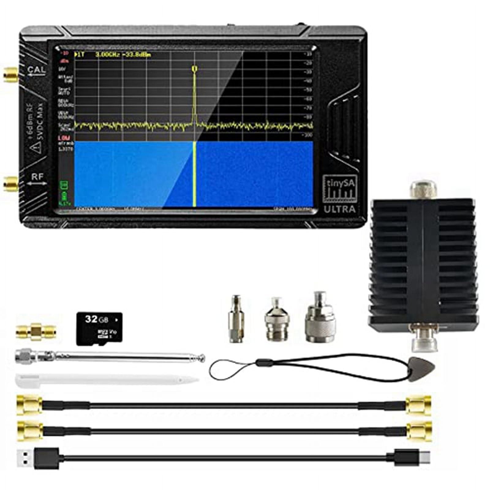 4 Inch Spectrum Analyzer - V0.4.5.1 100KHz-5.3GHz Built-in 3000MAh ...