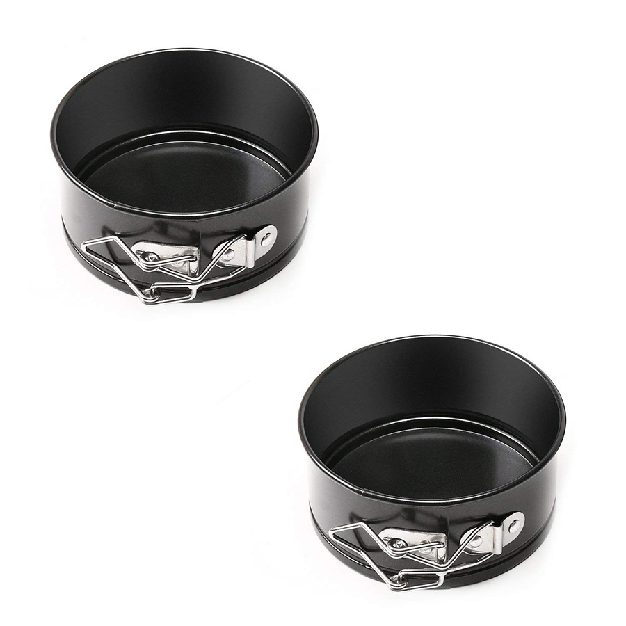 4 Inch Springform Pans Set, Carbon Steel Baking Pan / Non-stick Mini ...