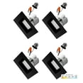 4 Inch Square LED Retrofit Recessed Light (4 Pack) 11W, 120V, 750 ...