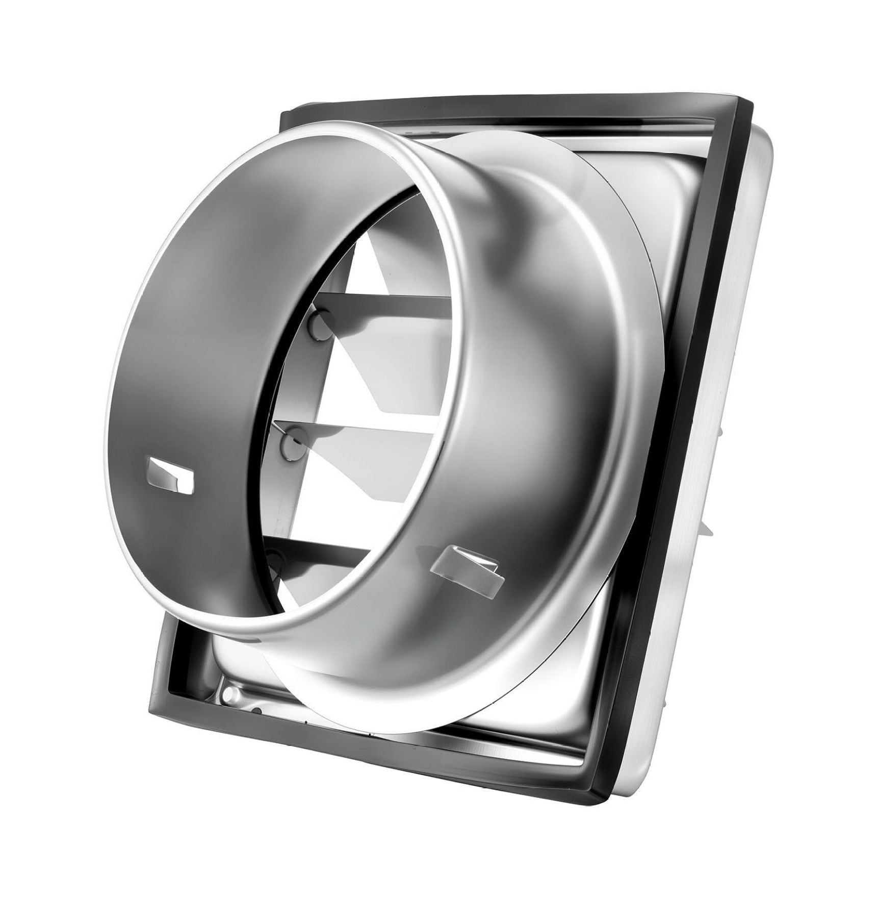 4 Inch Square Wall Vent Cover - Stainless Steel AC Vent Louvered ...