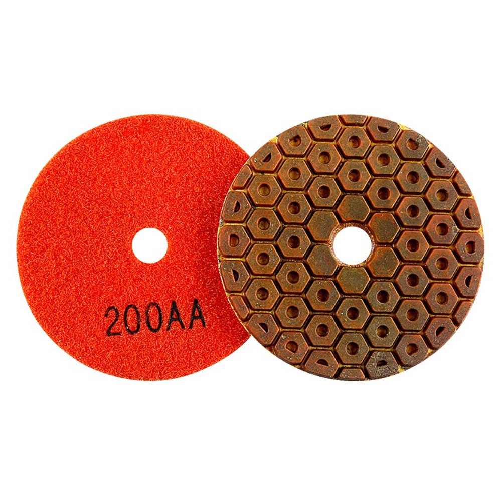 4 Inch Super Diamond Polishing Pads Copper Bond Wet For Granite Marble ...