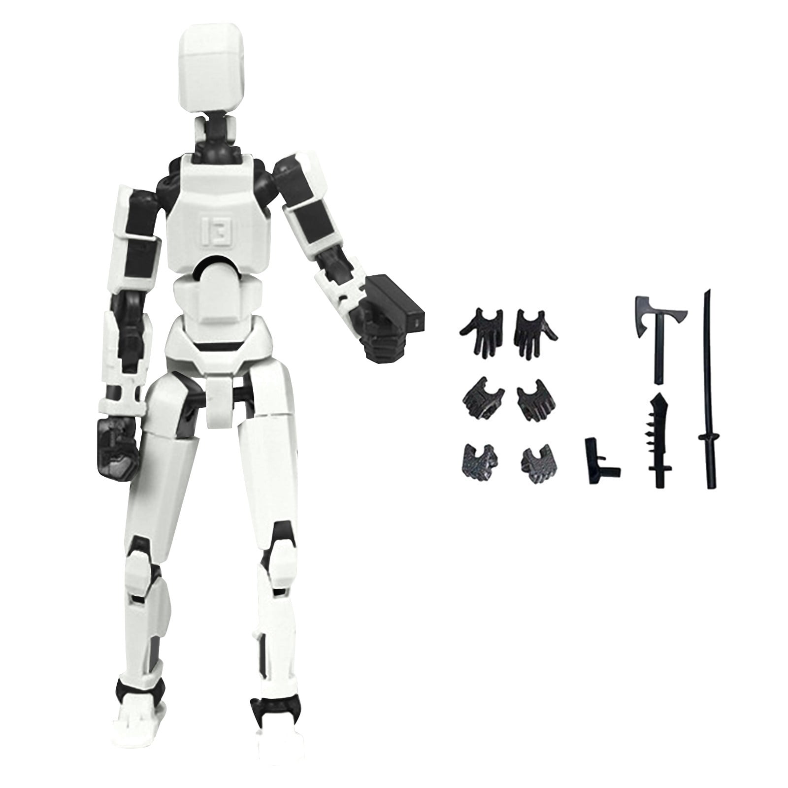 4 Inch T13 Character Models,3D Printed Figure Set, Dummy Robot,Multiple ...