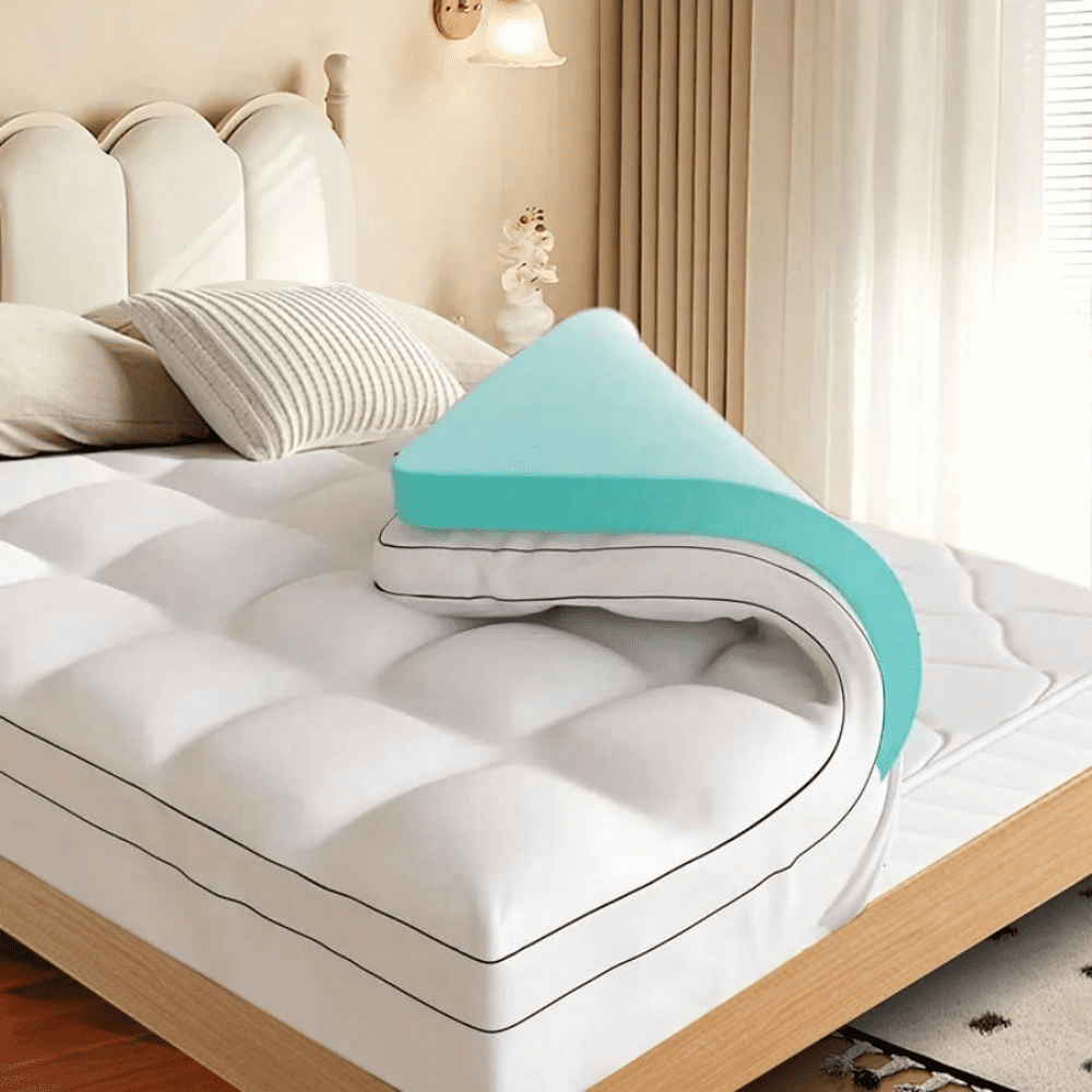 [4-Inch Thick]Memory Foam Mattress Protector - Waterproof, Breathable ...