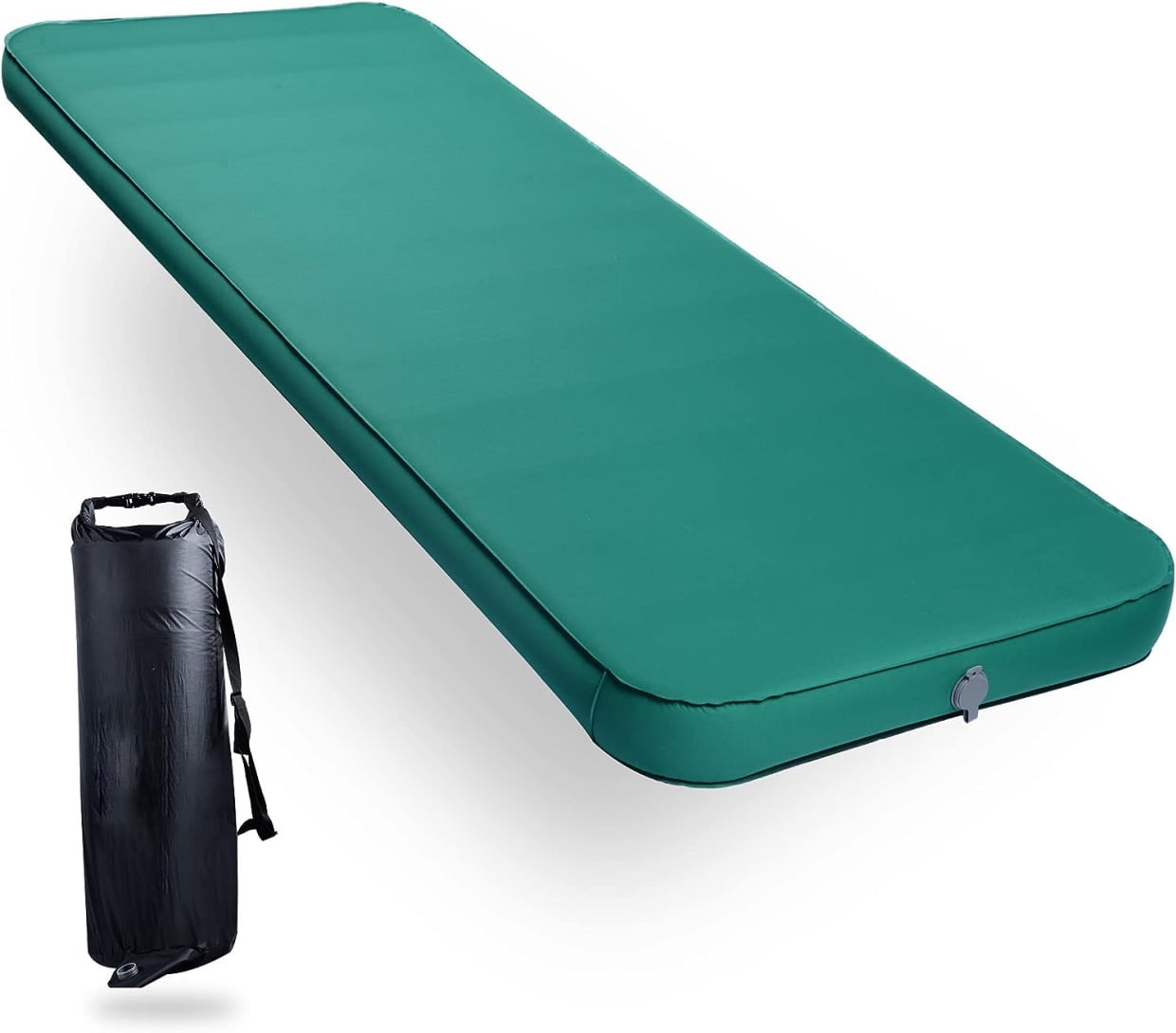 4inch Self-Inflating Sleeping Pad, 4-Season Camping Mattress with Carry ...