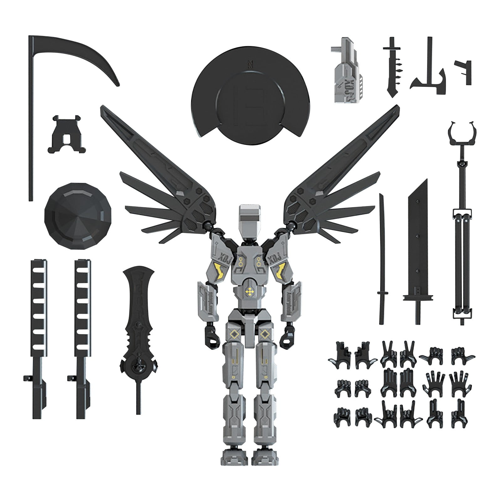 4 Inch Titan 13 Action Figure Collection, Lucky 13 Set,Gift for ...