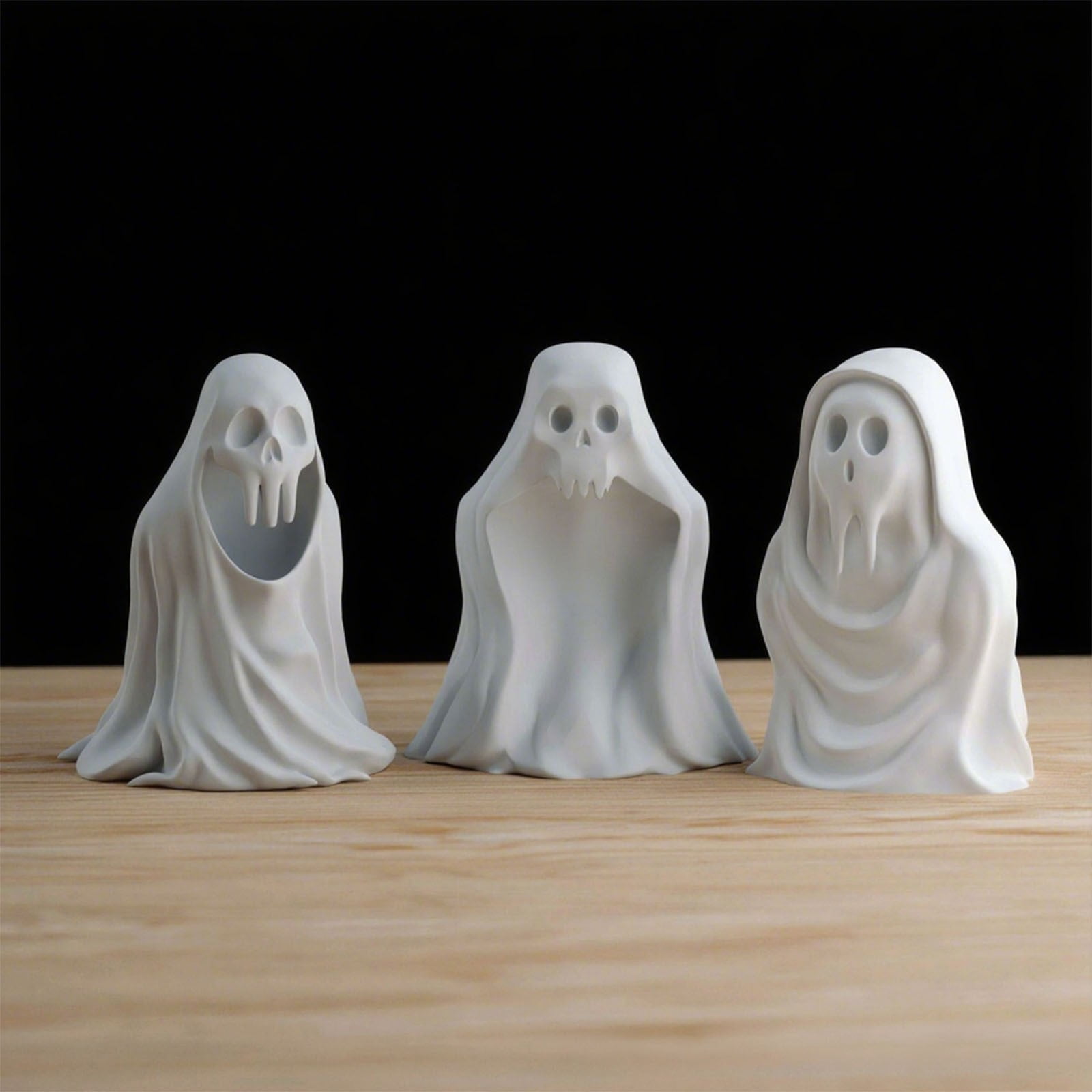 4 Inch Trick or Treat Decorations Halloween Ghost Tabletop Ornament ...
