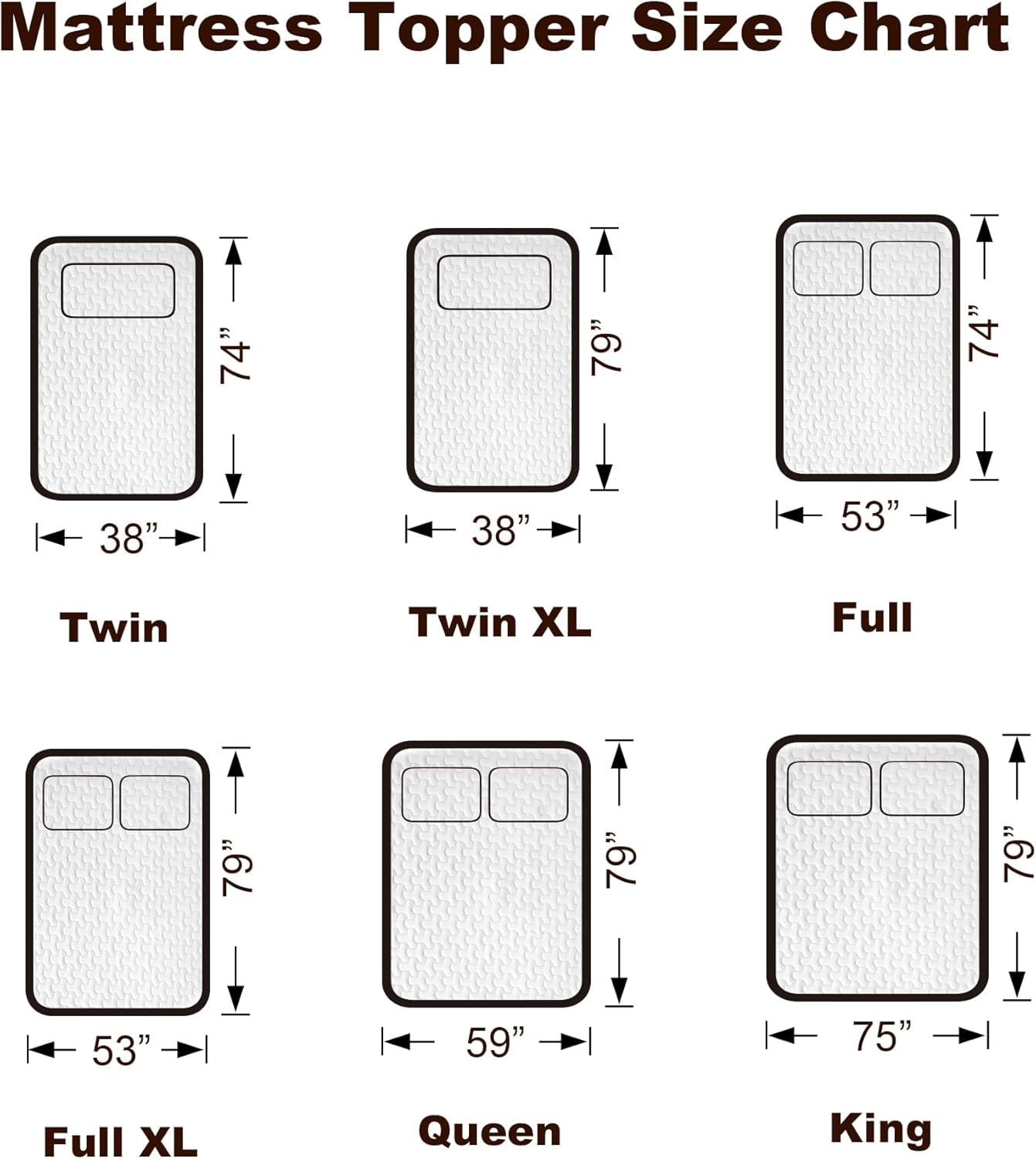 4 Inch Twin XL Mattress Topper - Walmart.com