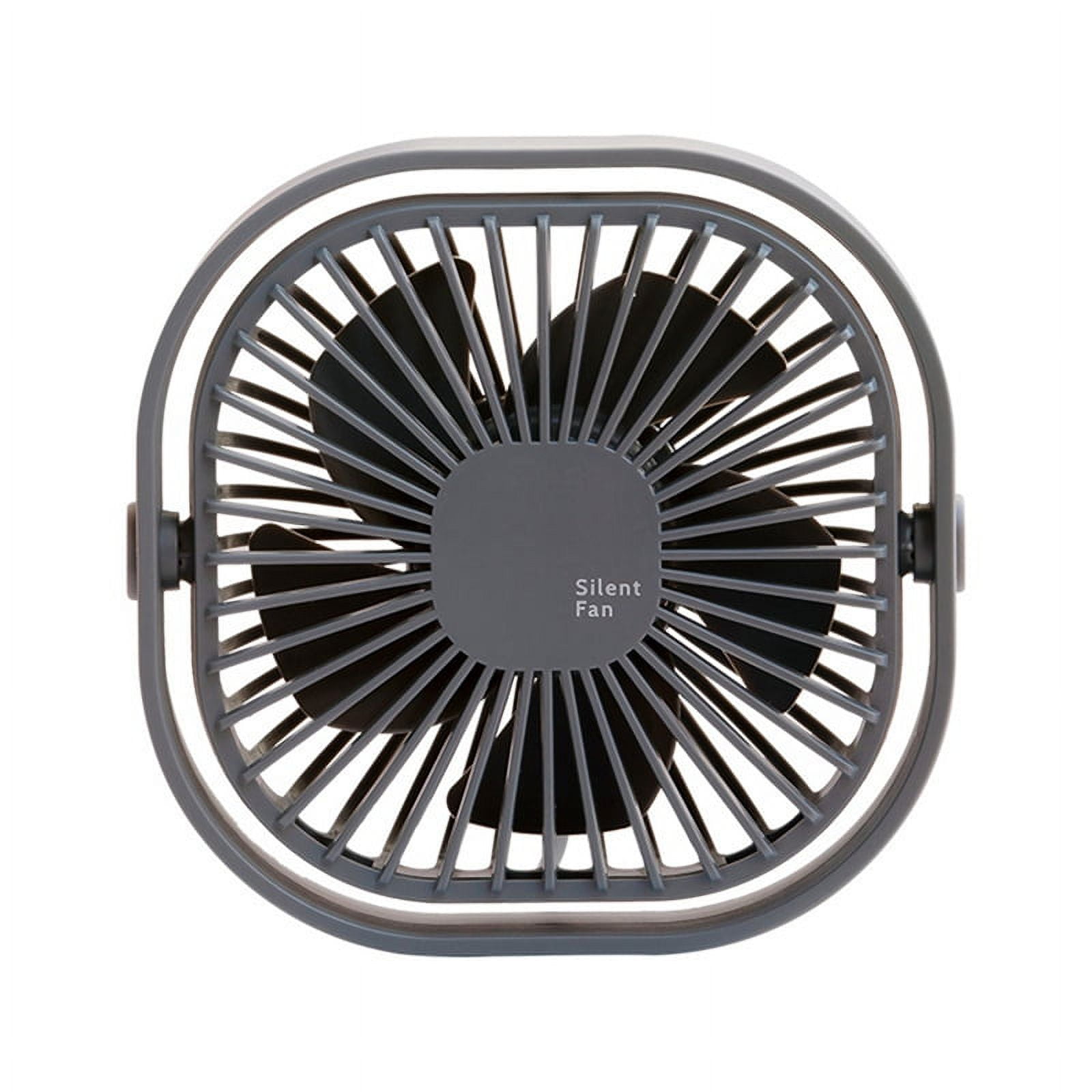 4 Inch USB Desk Fan 3 Speeds Portable Table Fan Small Cooling Fan 360 ...