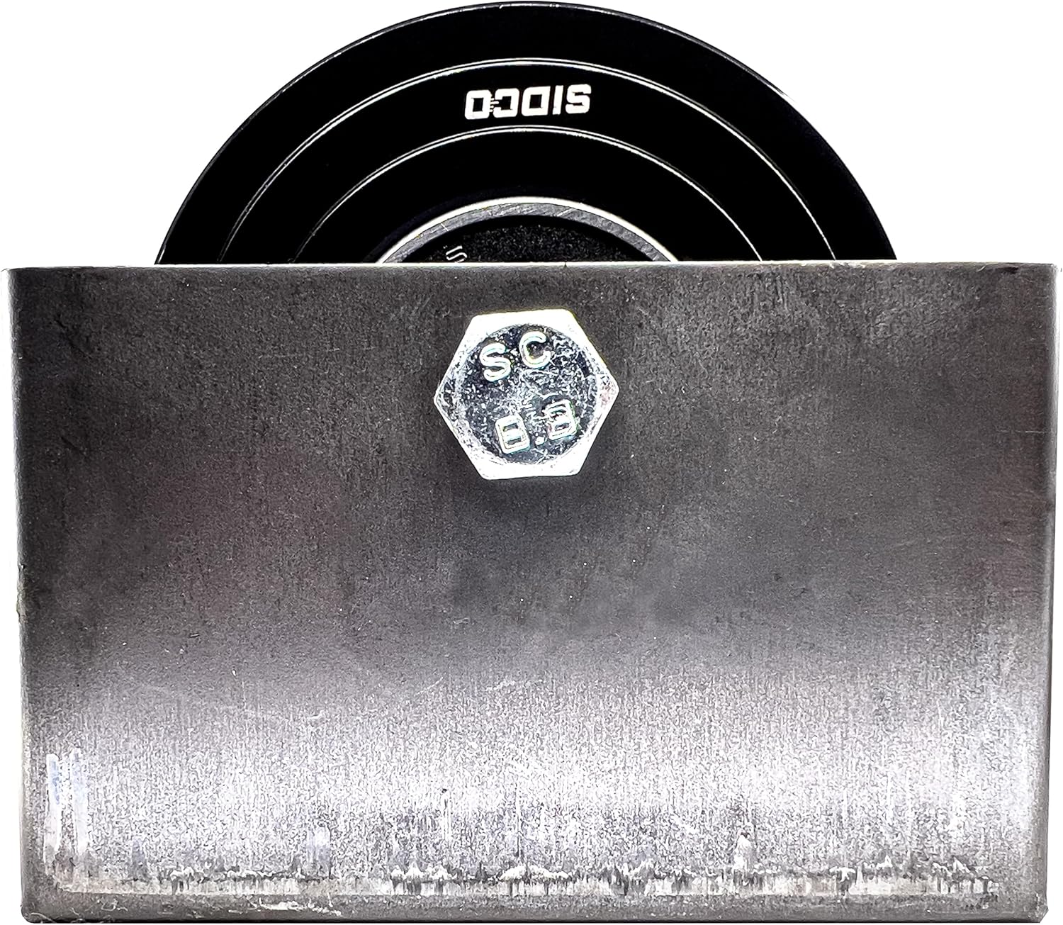4 Inch V-Groove Wheel - Solid Steel - Heavy Duty - Inverted V Shape ...